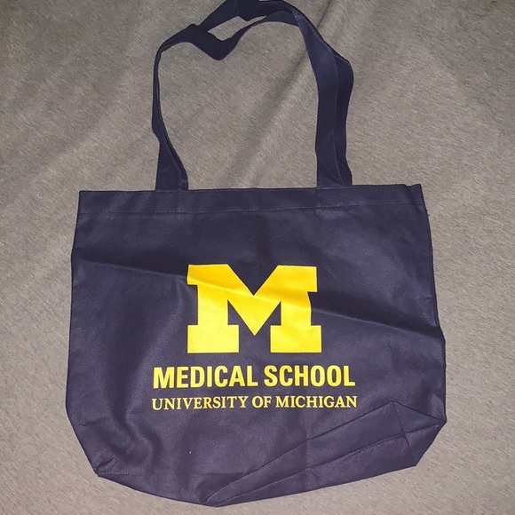 Vintage | Bags | Mens Unisex Michigan University Medical School Tote ...